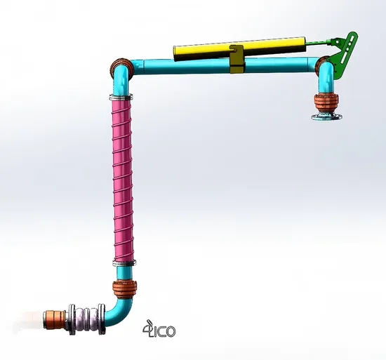 Truck Bottom Loading Arm with Quick Coupling | Beijing Innovative ...